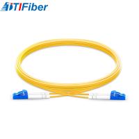 China Singlemode Fiber Optic Patch Cord SC/UPC 2.0mm LSZH Jacket Yellow 3m for sale