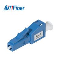 China Singlemode Fixed Optical Attenuator Simplex LC Male To LC Female 5dB Lan Application for sale