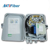 China 1x8 PLC Blockless Fiber Optic Distribution Cabinet 8 Ports Wall Mount FTTH for sale