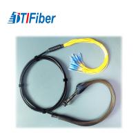China 4-24 Cores Waterproof Fiber Optic Pigtail with LC SC UPC Connectors -40°C to 85°C Operating Temperature for sale