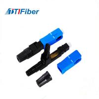 China Quick Fast Optical Fiber Connectors Adapter SM MM For UPC FTTH SC Single Mode for sale