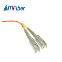 China Multi Mode Fiber Optic Patch Cord SC/UPC To SC/UPC SIMPLEX OS1-9/125um 10M for sale