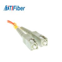 China Multi Mode Fiber Optic Patch Cord SC/UPC To SC/UPC SIMPLEX OS1-9/125um 10M for sale