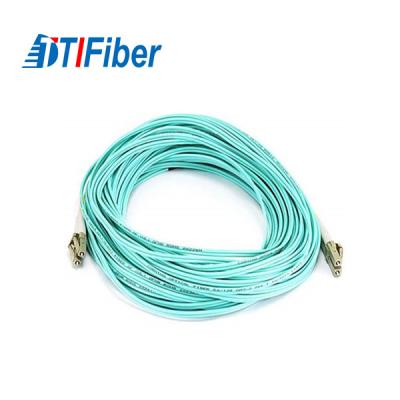 China Duplex LC/LC Multimode 62.5/125 Fiber Optic Patch Cord 30M PVC LSZH for sale
