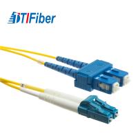 China LC to SC Single Mode Duplex Fiber Patch Cable 3m 9.84ft 9/125um OS1 with ROHS Certification for sale