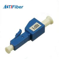 China LC Male to Female Fiber Optic Attenuator 1310nm 1550nm Single Mode 1-30dB for sale