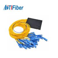 China 1X32 Fiber Optic Splitter SC/PC Connector Output Length 1.5m Low Insertion Loss for sale