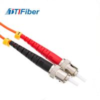 China Durable Fiber Optic Patch Cables ST-ST-MM-OM3 Simplex Duplex 1~144 Multi Fibers for sale