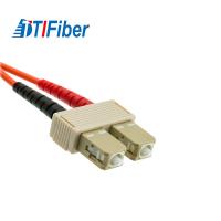 China SC-SC Fiber Optic Patch Cord High Return Loss 60dB Single Mode 9/125um for sale