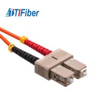 China SC-SC Fiber Optic Patch Cord High Return Loss 60dB Single Mode 9/125um for sale