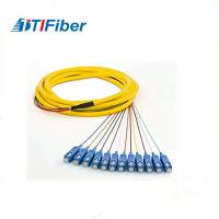 China 0.9mm Single Mode G652D G657A Fiber Optic Pigtail SC/APC SC/UPC 1M-3M PVC/LSZH for sale