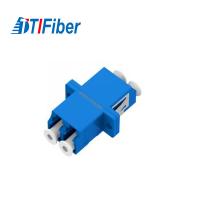 China Plastic Fiber Optic Adapter Singlemode LC/UPC To LC/UPC Duplex Low Insertion Loss for sale