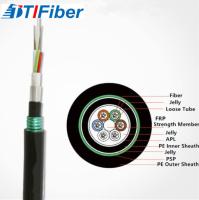 China GYFTA53 Double PE Jacket Fiber Optic Cable Armoured Direct Buried Outdoor 6-144 Fibers for sale
