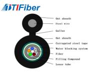 China GYFTC8S Figure 8 Fiber Optic Network Cable , Multi Mode Optical Fiber Steel Armored for sale