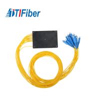 China FTTX System Fiber Optic Audio Cable Splitter SC/UPC 1x32 Mini PLC Coupler for sale