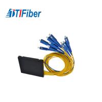 China Connector SC/UPC Digital Optical Cable Splitter 2.0mm 1.5M 1X8 ABS Module for sale