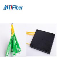 China PLC Fiber Optic Splitter ABS Box Type 1x4 with 55 dB Directivity and -40°C to 85°C Operating Range for sale