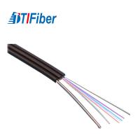 China FTTH Drop Fiber Optic Cable Single Mode 2.0x5.0mm Steel Wire FRP Strength Member Indoor Outdoor for sale