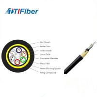 China Customized Length ADSS 24 Core Fiber Optic Drop Cable Armored 88kN for sale