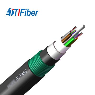 China Armoured Underwater GYTA53 Fiber Optic Cable 2-288 Cores 14.5-21.3mm Diameter for sale