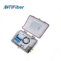 China FTTH Optical Fiber Distribution Box with 6-48 Port Options for Wall-Mounted Installation for sale