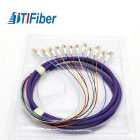China LC Multimode Simplex Fiber Optic Pigtail 0.9mm Low Insertion Loss for sale