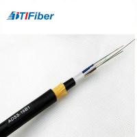 China Double Sheath Fiber Optic Cable 24 Core Aerial ADSS All Dielectric Self Customized Length for sale
