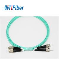 China FC to FC Duplex Multimode OM3 50/125 Fiber Optic Patch Cable Low Insertion Loss for sale