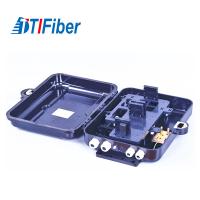 China ABS Material Fiber Optic Distribution Box FTTH Indoor Outdoor SC Adapters Suitable for sale