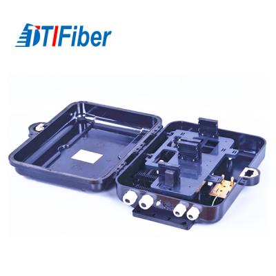 China ABS Material Fiber Optic Distribution Box FTTH Indoor Outdoor SC Adapters Suitable for sale