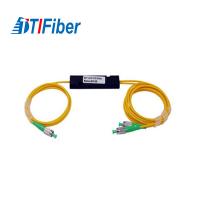 China Low Insertion Loss Optical Audio Splitter 1x2 1x64 With Or Without Connectors for sale
