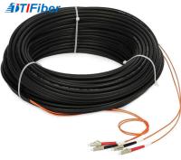 China Indoor FTTH Drop Cable Fiber Optic Patch Cord Singlemode 9/125μm with SC LC ST FC Connector -40°C to +70°C for sale
