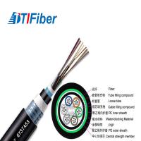China Armored Fiber Optic Cable GYTA53 4-144 Core Single Mode Stranded Loose Tube 14.5mm for sale