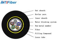 China Singlemode Outdoor Fiber Optic Cable Self Supporting ADSS Aerial PE LSZH Jakcet for sale