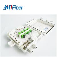 China FTTH IP65 8 Ports Wall Mount Fiber Distribution Box 1x8 Steel Tube Mini Splitter for sale