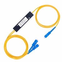 China FBT 1x2 & 2x2 PLC Fiber Optic Splitter 1310/1550nm Steel Tube Type for FTTX Systems for sale