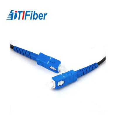 China Outdoor Fiber Optic Patch Cord SC UPC to SC UPC 2.0mm LSZH Single Mode 9 125um for sale