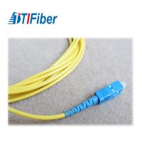 China Single Mode Fiber Optic Patch Cord SC/UPC to SC/UPC 2.0mm LSZH PVC OFNP 9/125um for sale