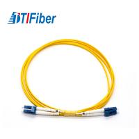 China LC-LC Single Mode Duplex Fiber Patch Cable 9/125um Low Back Reflection for sale