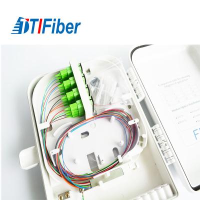 China FTTH 16 Port Fiber Optic Distribution Box with SC/APC Adapter and 1.5m Pigtails for sale