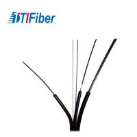 China Single Mode Fiber Optic Armored Drop Cable 1 Core 4 Core 1km FTTH Outdoor LSZH for sale