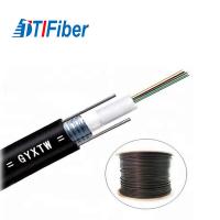 China GYXTW Outdoor Black 8-Core Fiber Optic Cable with Steel Armor - Ø3.0mm/2.0mm/0.9mm Options for Duct and Aerial Use for sale