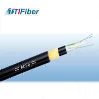 China All - Dieletric Fiber Optic Cable 24 Core Single Mode ADSS PVC LSZH PE Jacket for sale