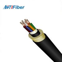 China ADSS Single Mode Fiber Optic Cable 12 48 96 Core PE HDPE Sheath High Fibre Density for sale
