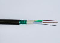 China Outdoor Armored Fiber Optic Cable GYTS GYTA 2-144 Cores Single Mode FRP Strength Member for sale