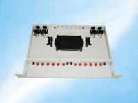 China Cold rolled steel sheet Fixed type optical fiber termination box with 1U / 2U / 3U / 4U standard structure for sale