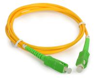 China SC Simplex Single Mode Fiber Optic Patch Cord 0.9mm-3.0mm with ≤0.2dB Insertion Loss for Data Networks for sale