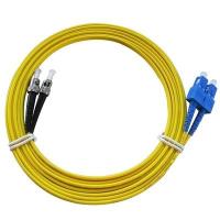 China Telecommunication SC Duplex fiber optical patch cord with UPC / APC Polishing for sale