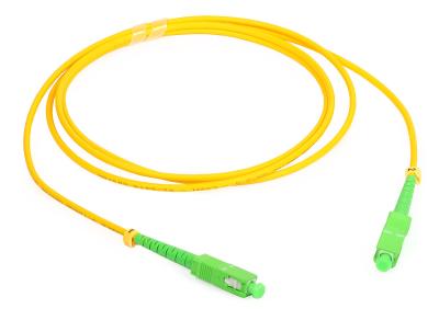 China CATV Network SC / APC Fiber Optical Patch Cord With G657A Fiber for sale