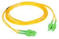 China CATV Network SC / APC Fiber Optical Patch Cord With G657A Fiber for sale